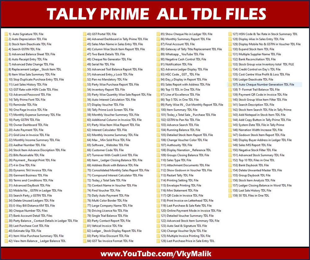 TDL Files Offer | Vky Malik